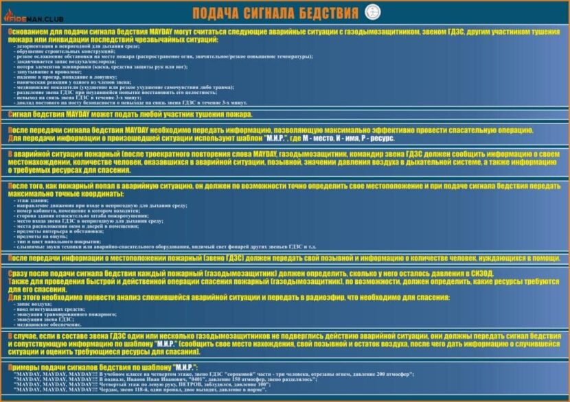 Сигнал бедствия MAYDAY в МЧС: описание и порядок подачи